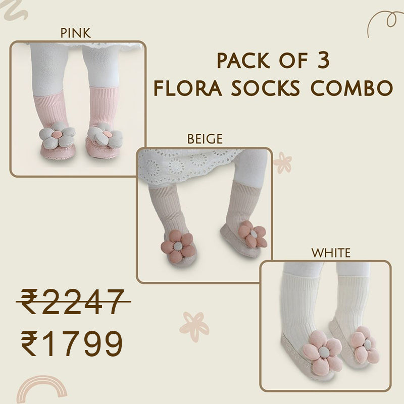Buy cute Floral baby Socks online India! – Lille Barn